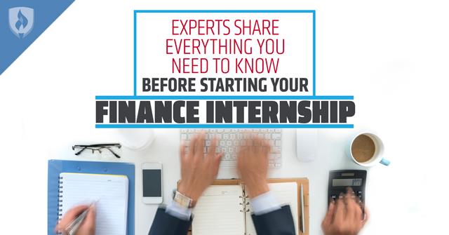 Expert Insight You Need to Read Before Starting Your Finance Internship ...